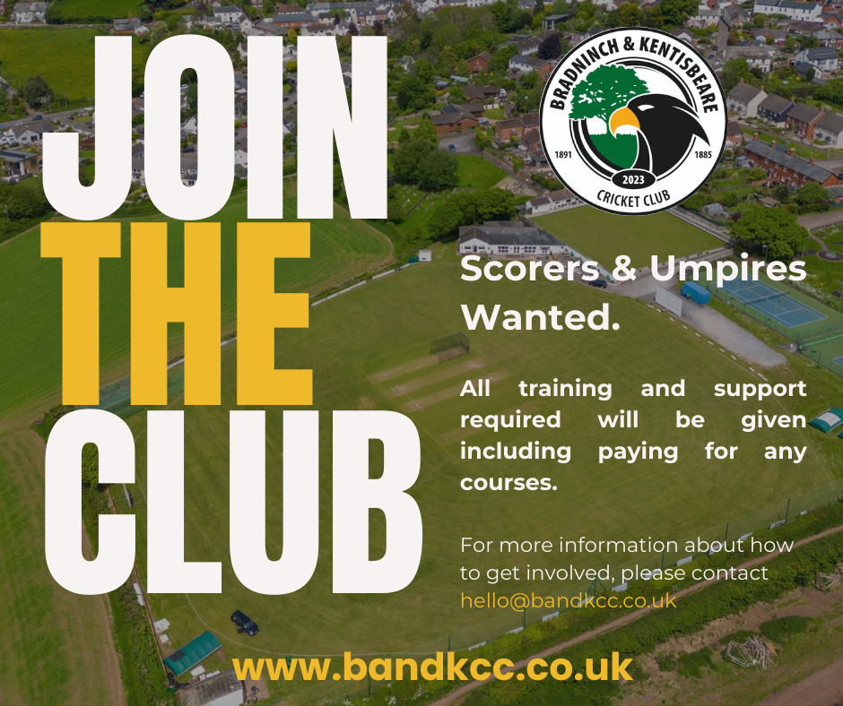 Scorers & Umpires Wanted! - Bradninch & Kenisbeare CC